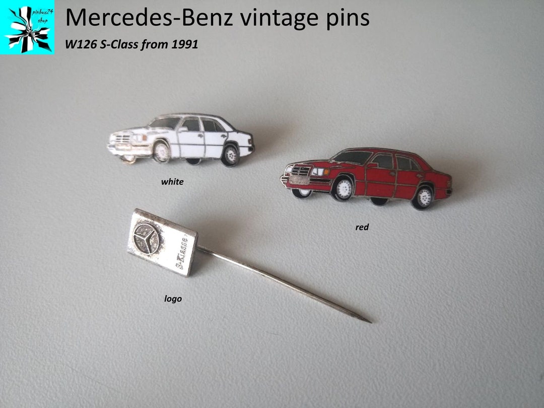 Mercedes-benz S-class Badge From 1991 - Etsy