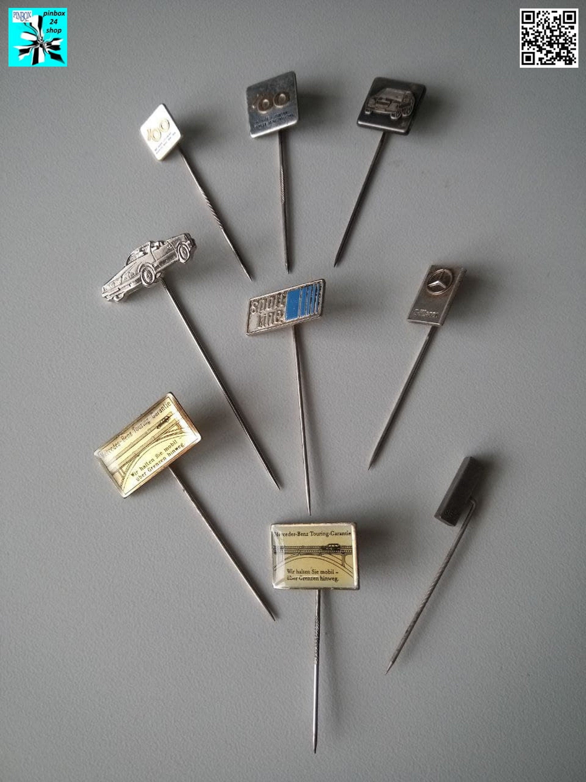 Experience the nostalgia: Mercedes-Benz pins from the 80s and 90s