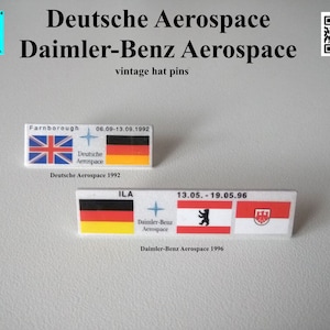 Deutsche Aerospace, Daimler-benz Aerospace Aviation Exhibitions Pins ...