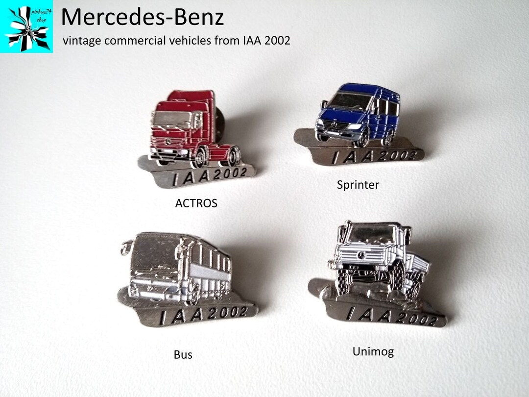 Mercedes-benz Commercial Vehicle Pins - IAA Hannover 2002! - Etsy
