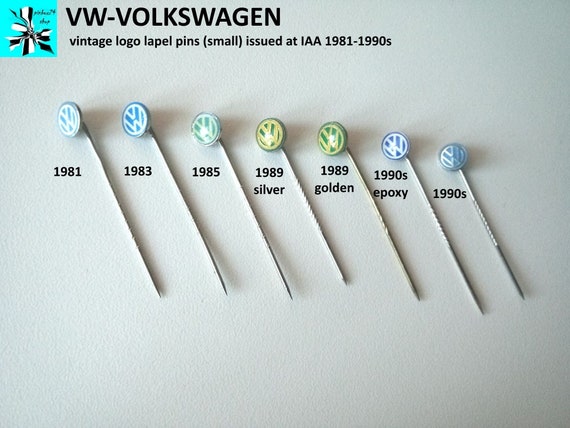 VW Volkswagen original logo small 80s/90s - Gem
