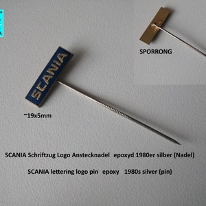 SCANIA (trucks, Buses) Logo Lettering Pins 1960s-1980s - Select - Etsy