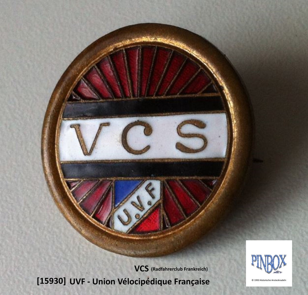 UVF Badge - A Piece of French Cycling History! - Etsy