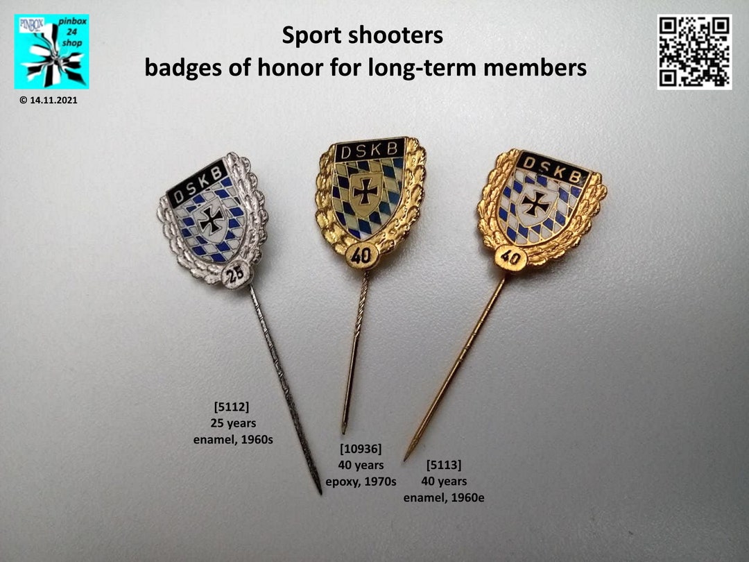 Badges of Honor for Longtime Sports Shooters - DSKB - Etsy