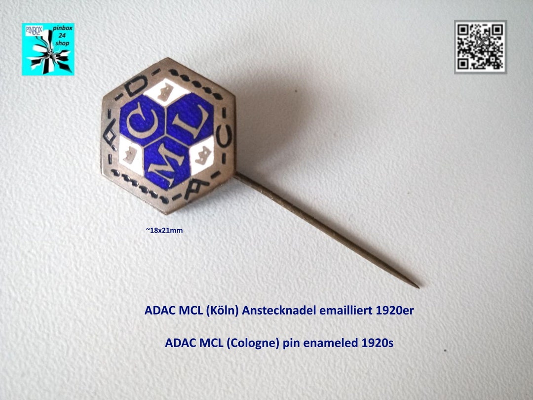 ADAC MCL Cologne Pin A Piece of Club History - Etsy