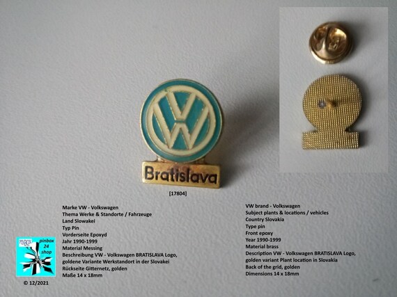 VW Pins - Rare collectibles from two decades - Gem