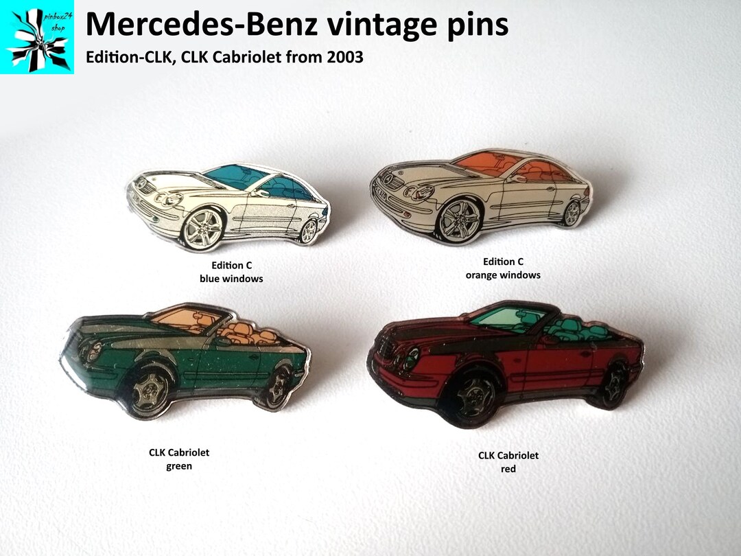Unique Mercedes-benz CLK Pins! - Etsy