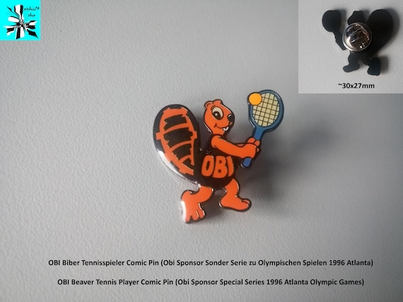 Rare comic pins from OBI beaver - Gem