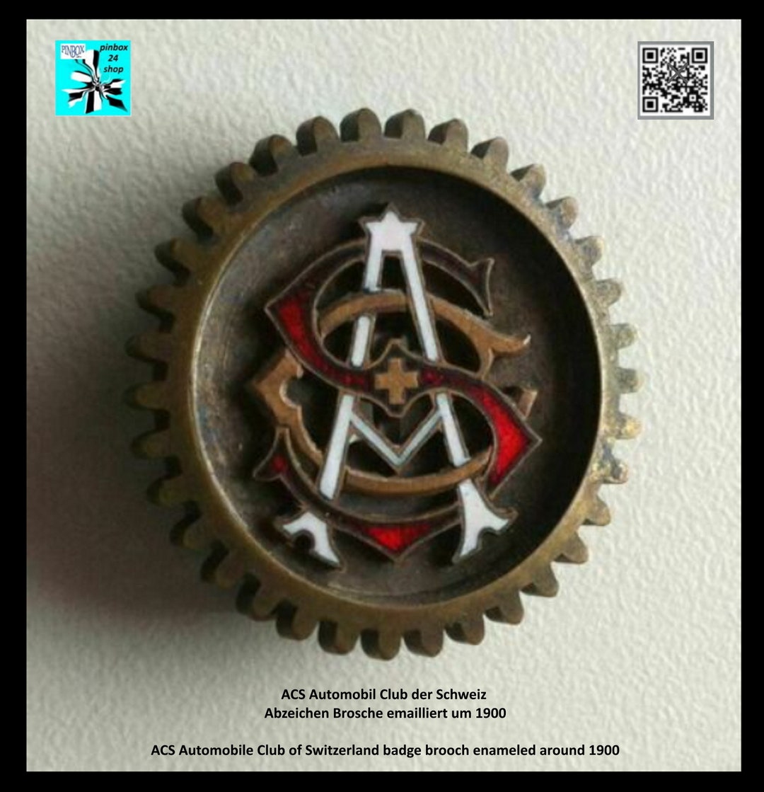 Historic Elegance: ACS Badge Circa 1900 - Etsy