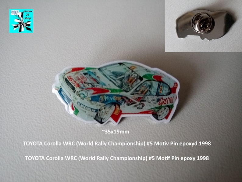 TOYOTA Motorsport Pins - Choose Now! - Etsy