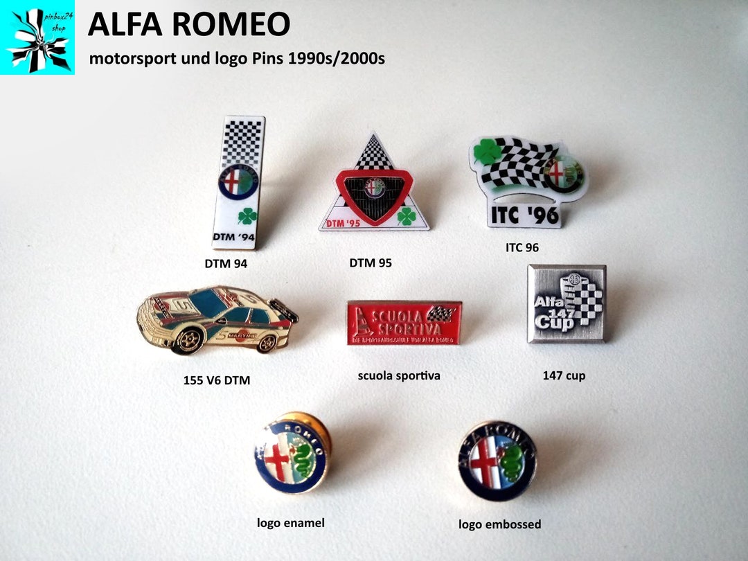 Secure These Alfa Romeo Motorsport Pins - Collector's Items - Etsy
