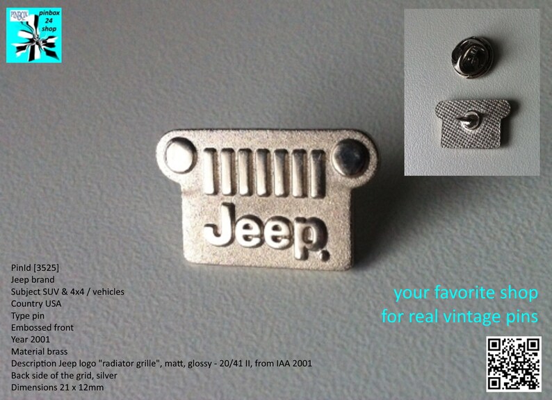 Willys Jeep Pins der 90er & 2000er jetzt aussuchen - Etsy.de