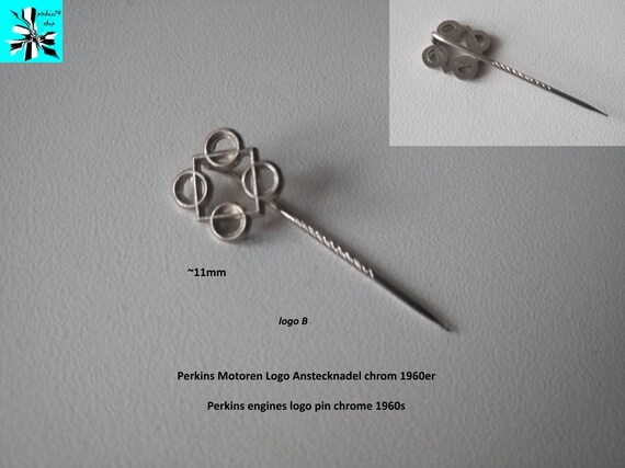 PERKINS engines vintage lapel pins - Gem