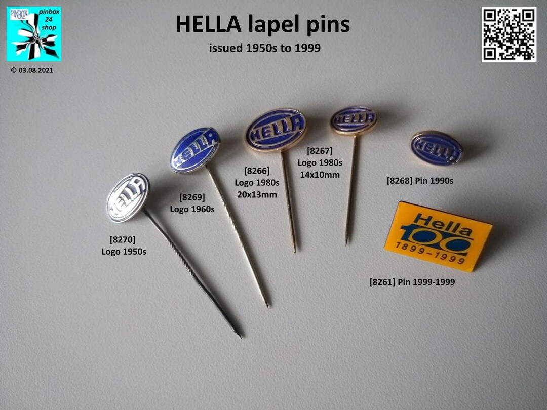 Hella Pins: Light From 50 Years - Etsy