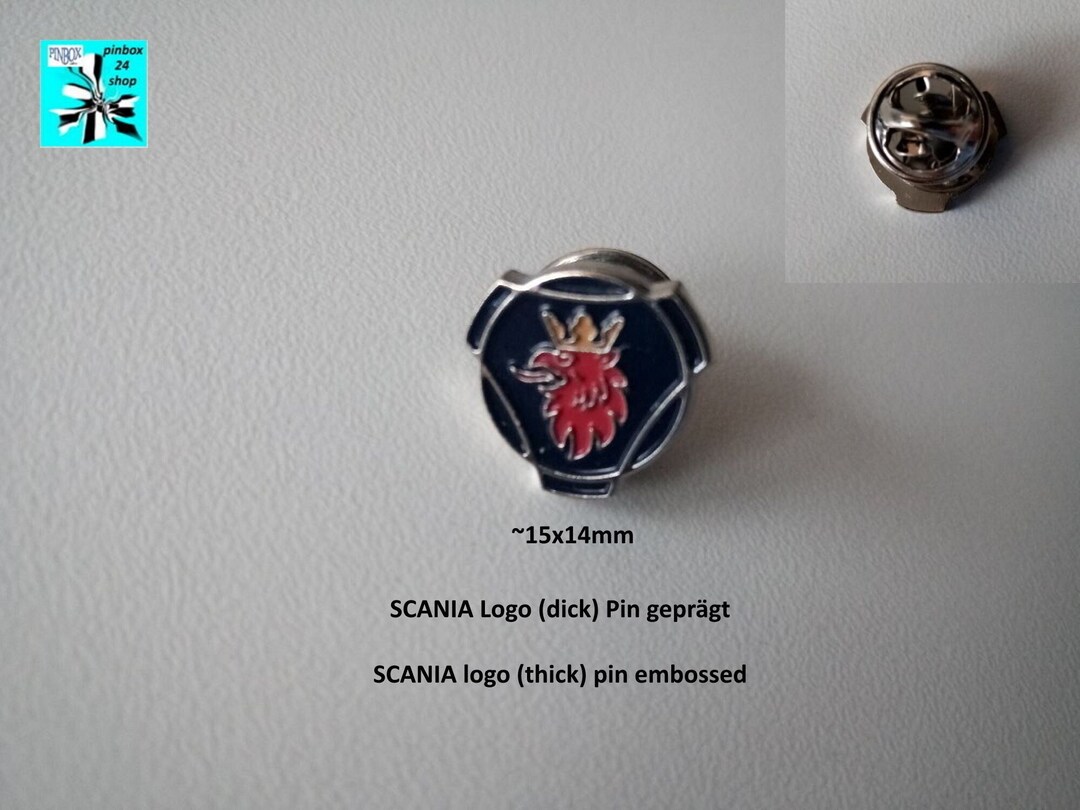 SCANIA Original Logo Pin From IAA 2004: A Must for Every Scania Fan - Etsy