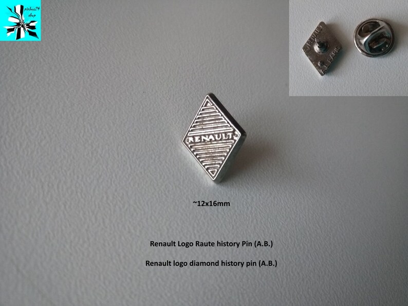 RENAULT Logo Rhombus Pins 1980s/90s Select - Etsy