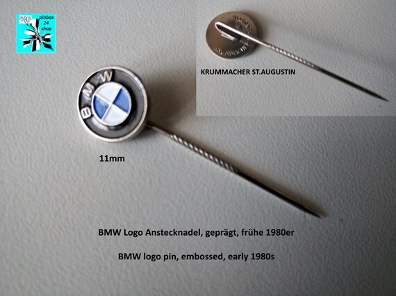 BMW original car and motorcycle logo badge pins 1980s… - Gem