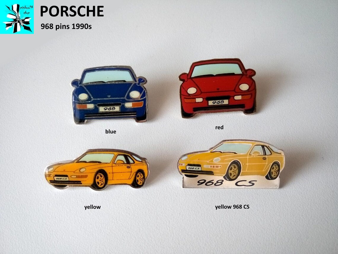 Porsche 968: Noble Pins for Collectors! - Etsy