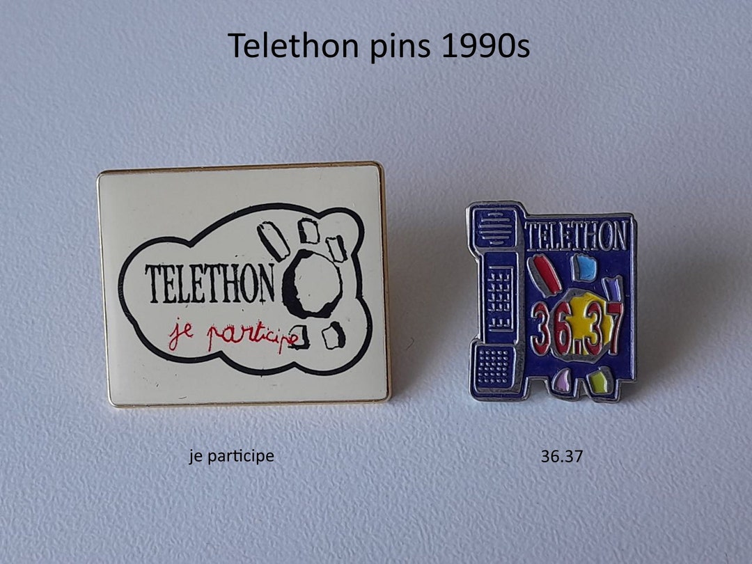 90s Memories: Telethon Promo Pins - Etsy