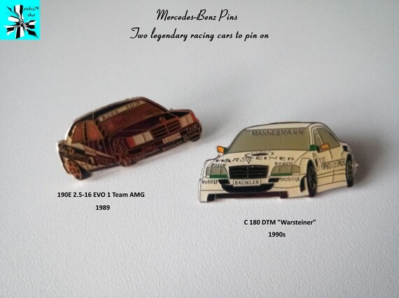 Mercedes-Benz DTM Pins - Two legendary racing cars to… - Gem