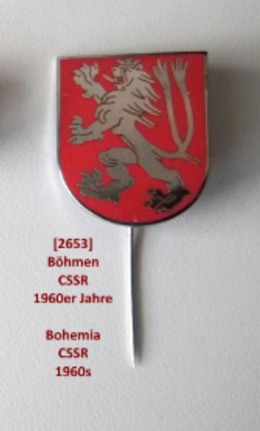 Enamelled Lion: a Symbol of Bohemia - Etsy