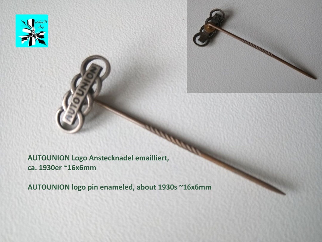 Rare AUTO UNION Pin - A Piece of Automotive History! - Etsy