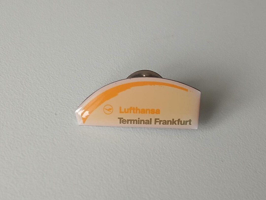 Lufthansa Frankfurt Terminal Employee Pin: A Piece of Aviation History ...