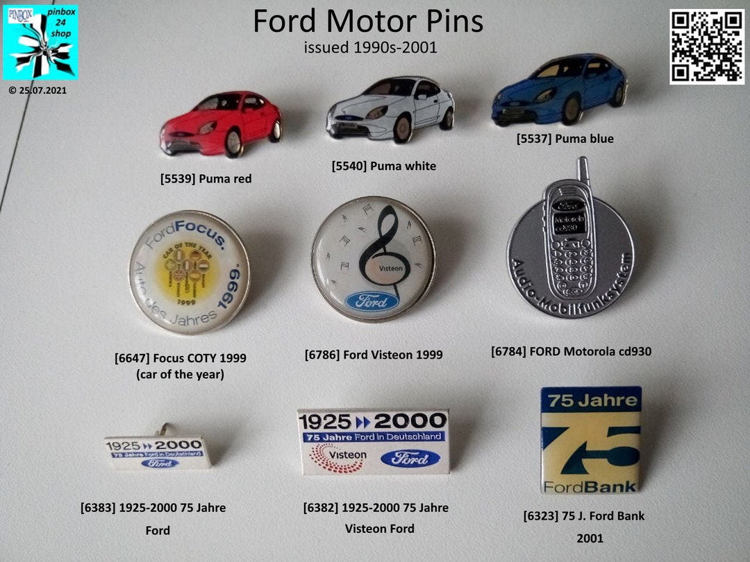 Ford Pins: Style in Detail - Etsy