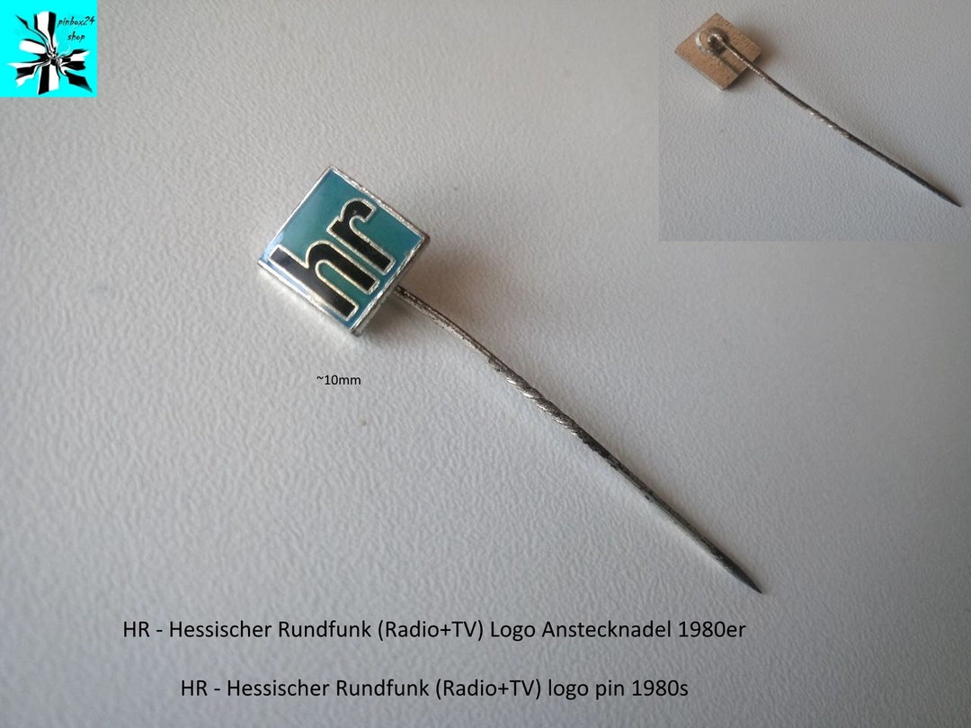 HR Logo Pin A Piece of Broadcasting History - Etsy