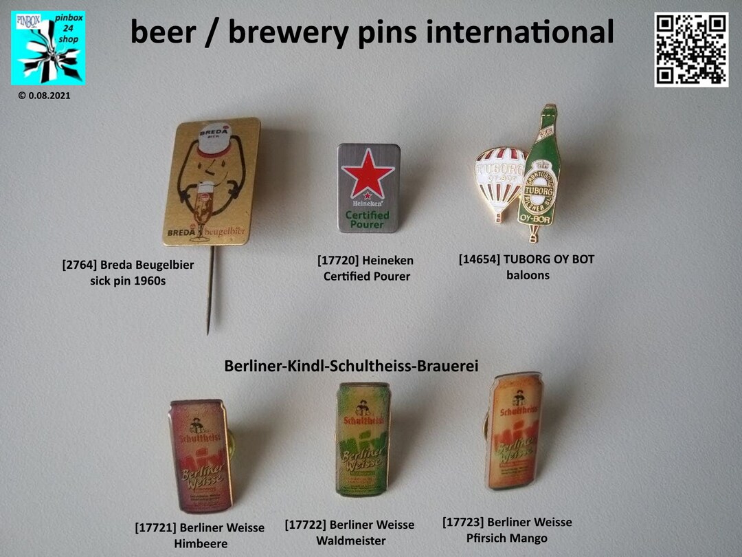 Beer / Brewery Pins International - Etsy