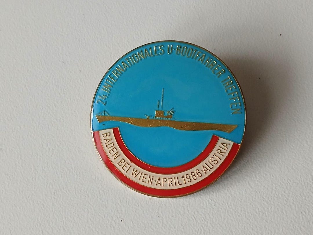 Wear History: 24th International Submariners' Meeting Brooch - Etsy