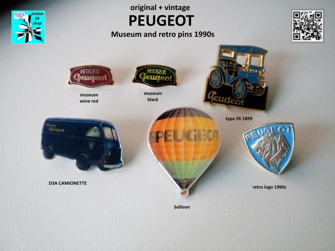 Peugeot Museum Pins – A Touch of Automotive History! - Etsy