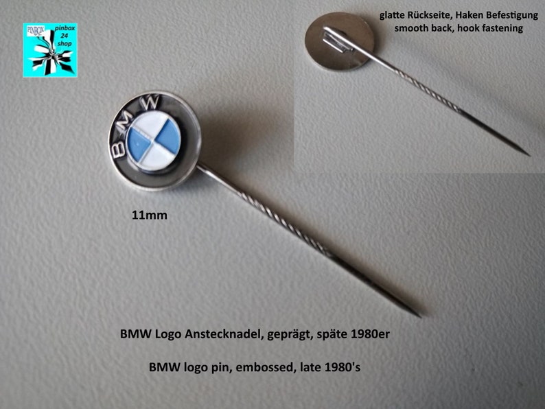BMW Original Car and Motorcycle Logo Badge Pins 1980s/1990s - Etsy
