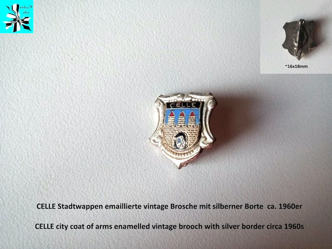 Vintage Celle Coat of Arms Badge - Etsy