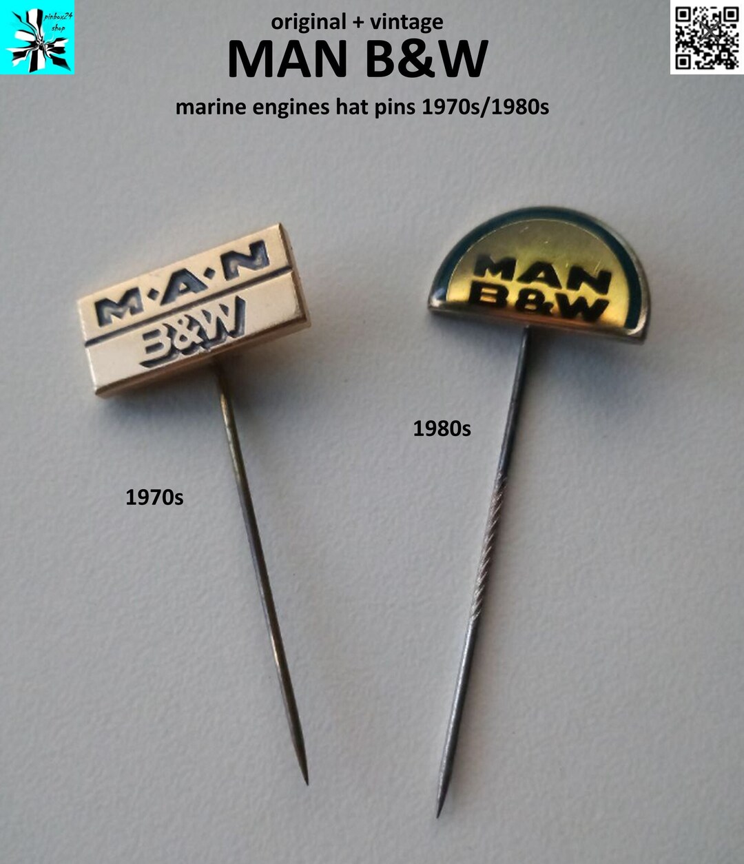 MAN B&W Pins: for Sea Dogs and Landlubbers - Etsy