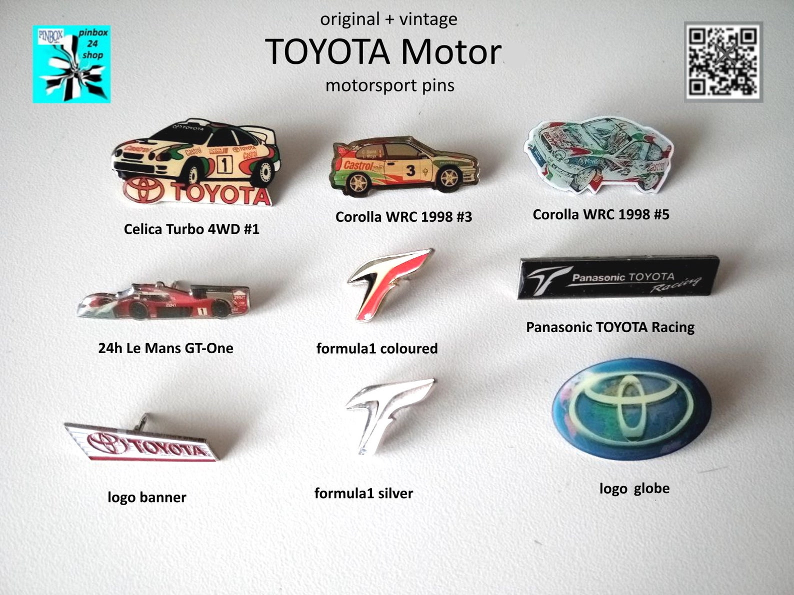 TOYOTA Motorsport Pins - Choose Now! - Etsy