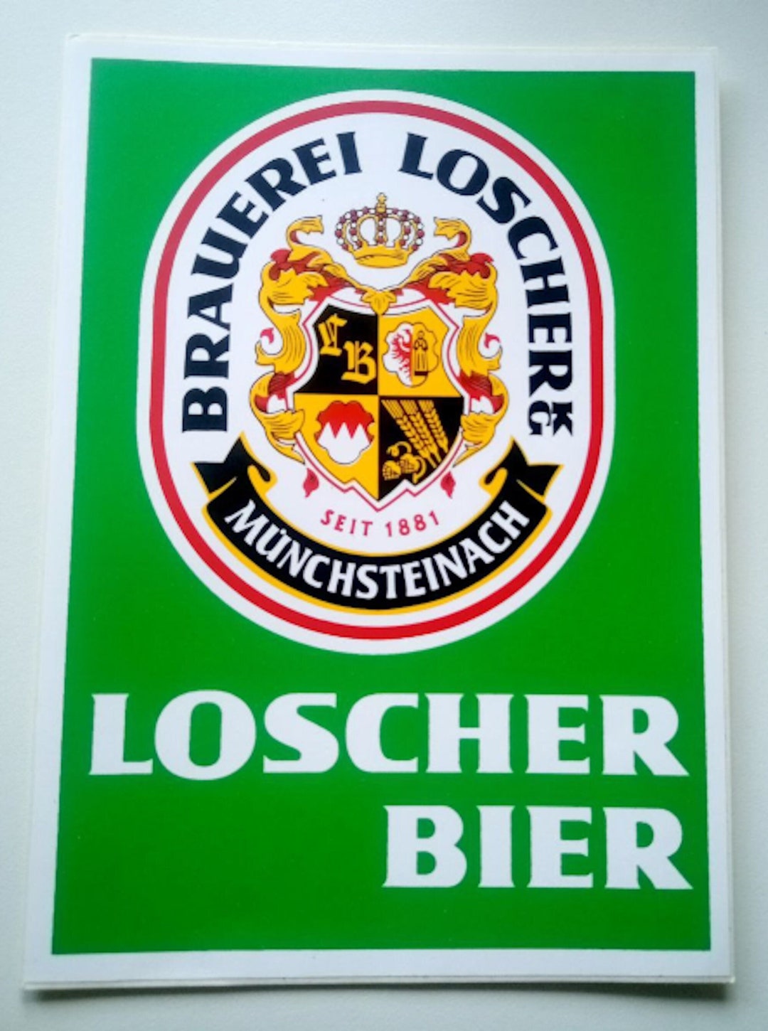 Loscher Beer Stickers for Beer Fans - Etsy