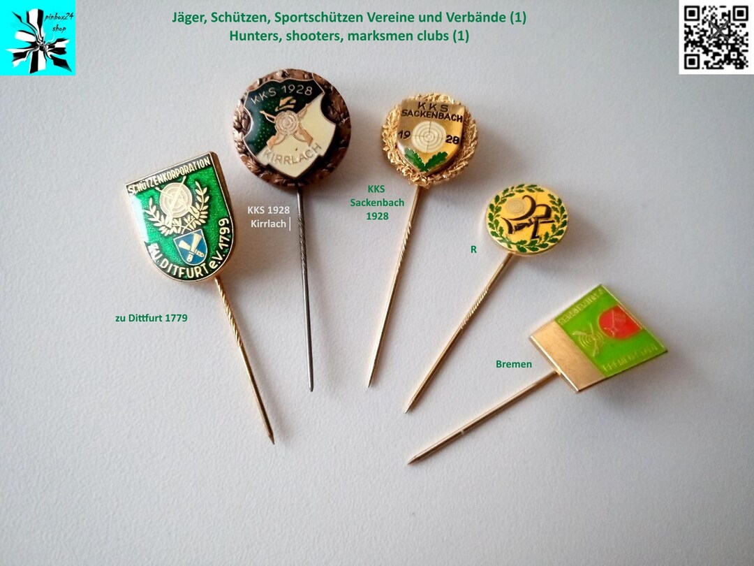 Hunters, Shooters, Marksmen Clubs and Associations Pins (1) - Select - Etsy