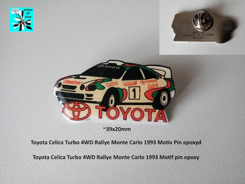 TOYOTA Motorsport Pins - Choose Now! - Etsy