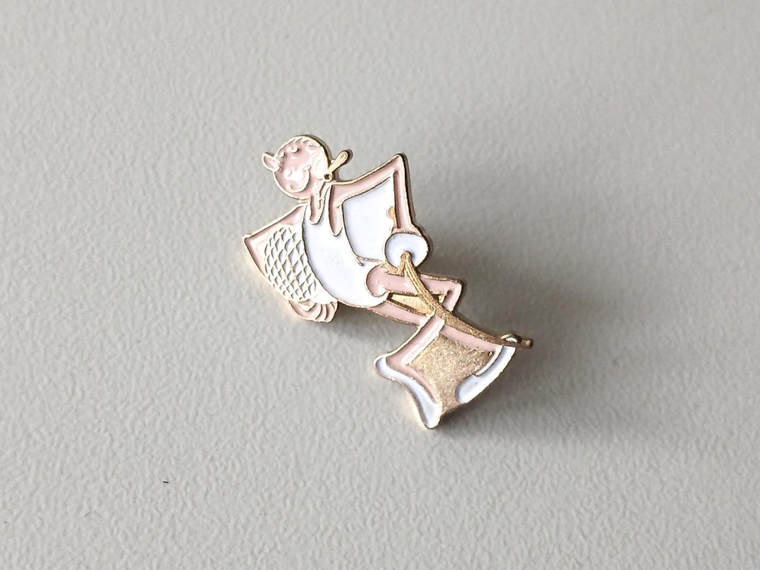Fencing Comic Pin Unique Tournament Mascot - Etsy