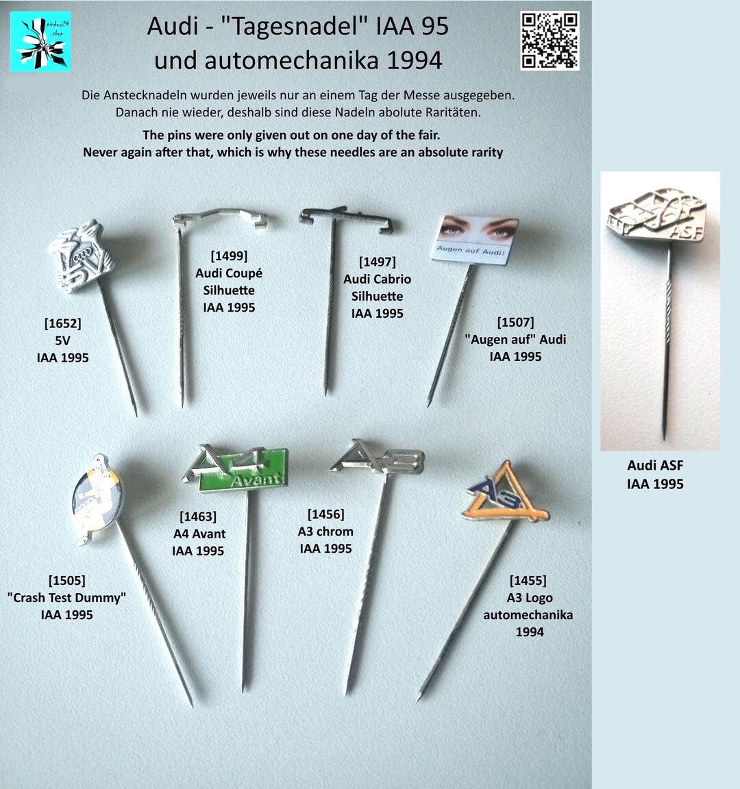 Audi Pins - Get This Limited Special Edition - Etsy