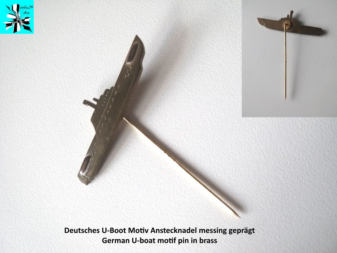 Rare German Submarine Pin - 70s Icon - Etsy