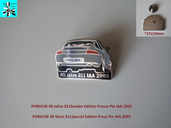 Original Porsche Press Pins – rare collectibles from … - Gem