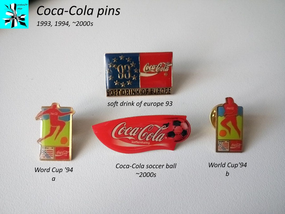 Score With Coke: Soccer Pins - Etsy