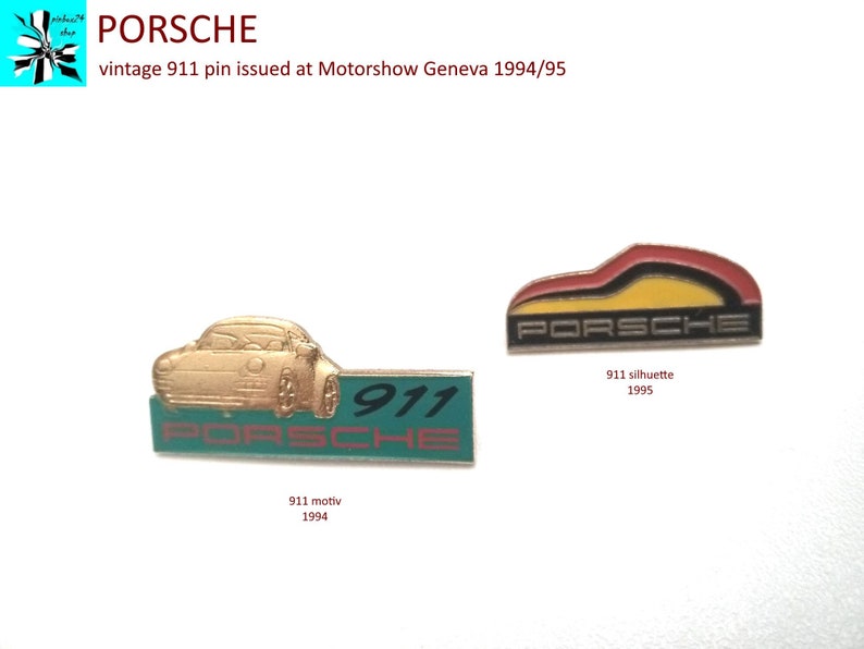 Exclusive Porsche 911 Pins - Etsy