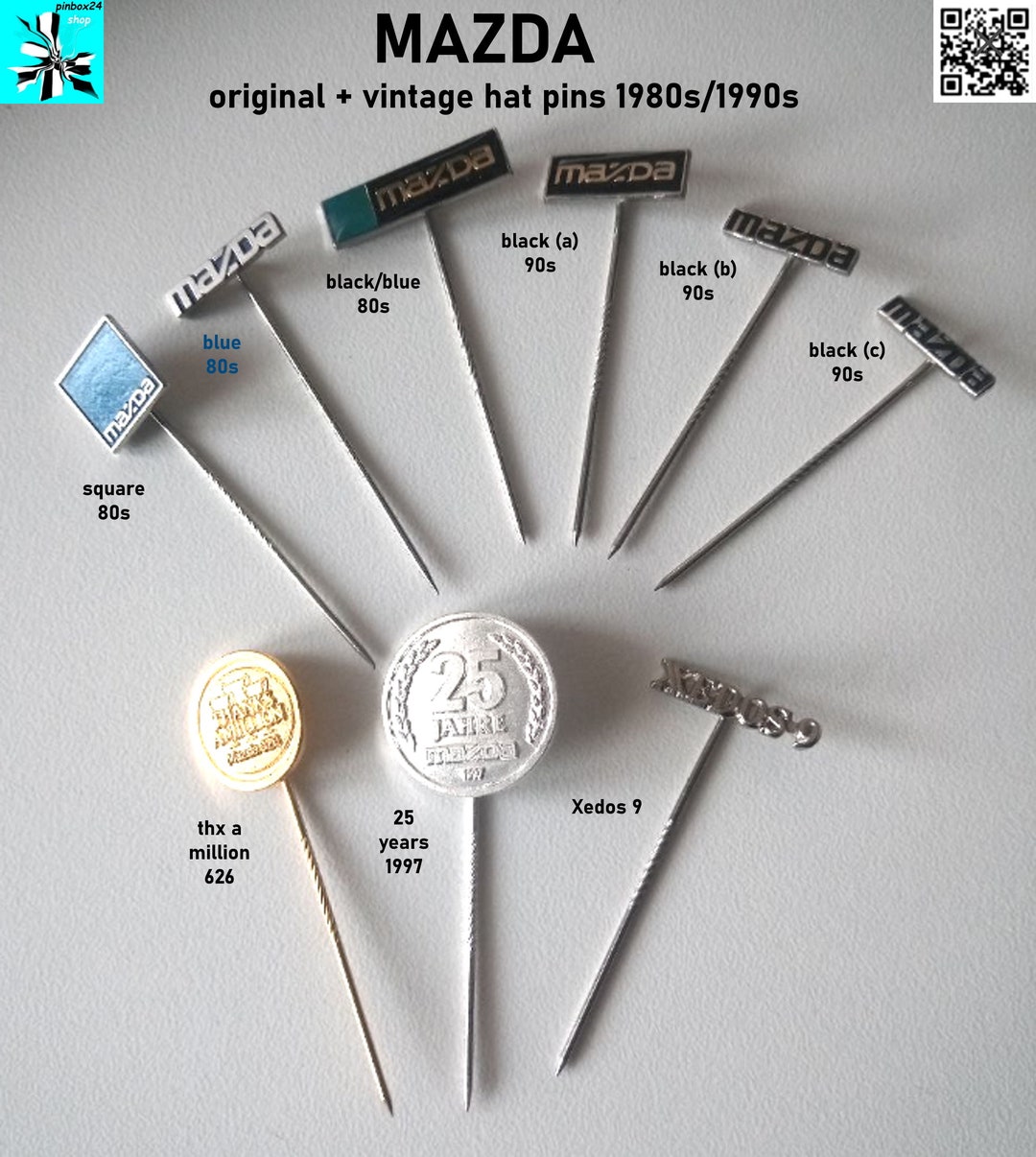 Mazda Logo Lapel Badges – Rare CI & Model Collector Pieces From the IAA ...
