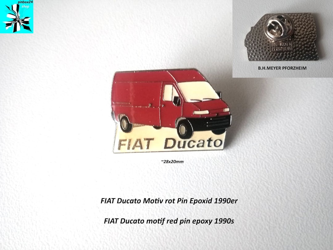 FIAT Ducato Pin - Red Classic of the 90s! - Etsy
