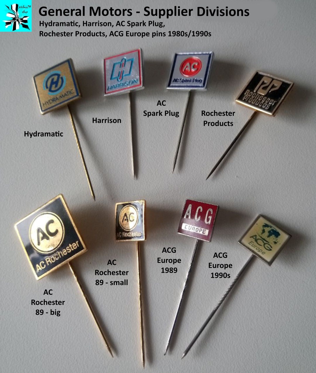 General Motors: Vintage Supplier Lapel Pins From the 80s and 90s! - Etsy