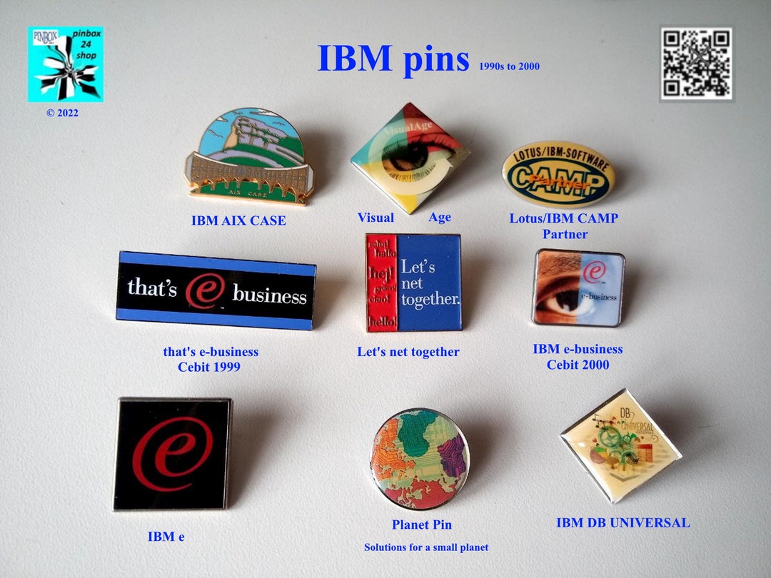 IBM Computer, IT Pins 1990s to 2000 - Choose! - Etsy
