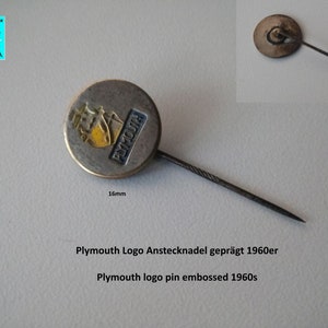 CHRYSLER - PLYMOUTH Vintage Logo Pins Lapel Pins 1950s-1990s - Select ...